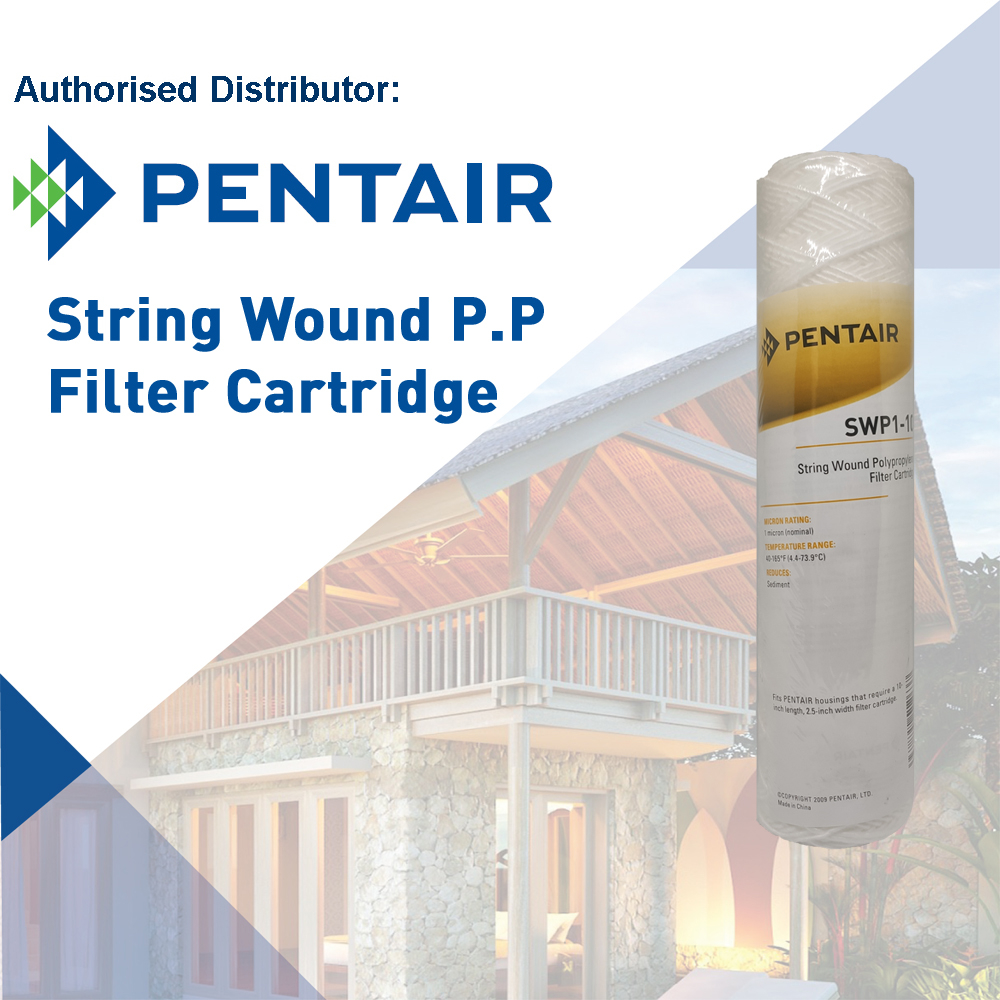 PENTAIR PENTEK SWP1P10 SWP-Series String Wound PP Water Filter ...