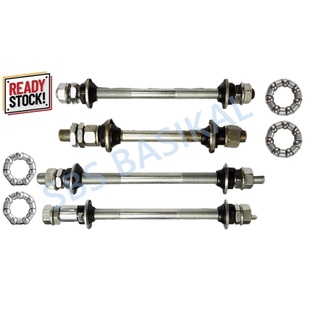 Bicycle Hub Axle Spindle Shaft Front and Rear, Seatpost Clamp Screw ...