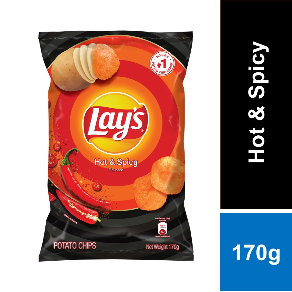 Lays Hot & Spicy 170g | Shopee Malaysia