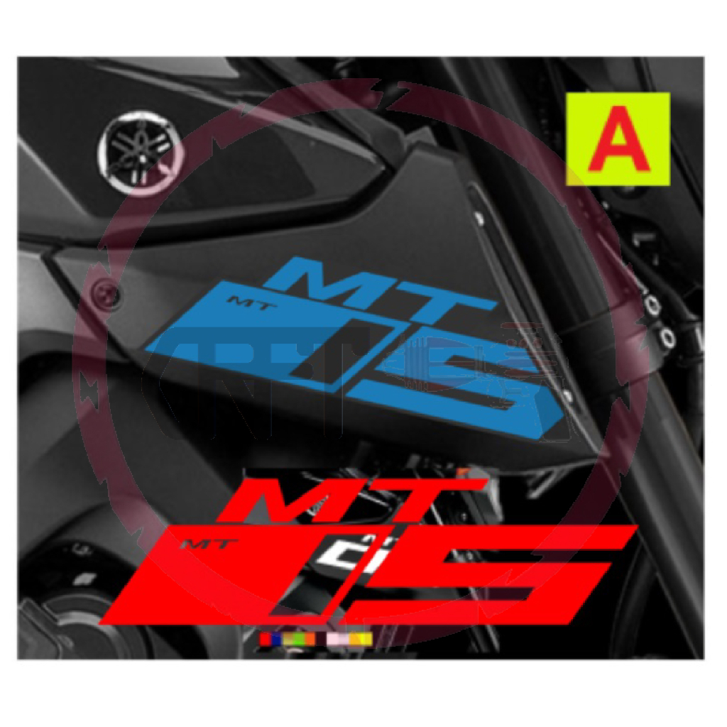 CFS571A 2X pcs Yamaha MT15 Radiator side cover swing arm mudguard tank ...