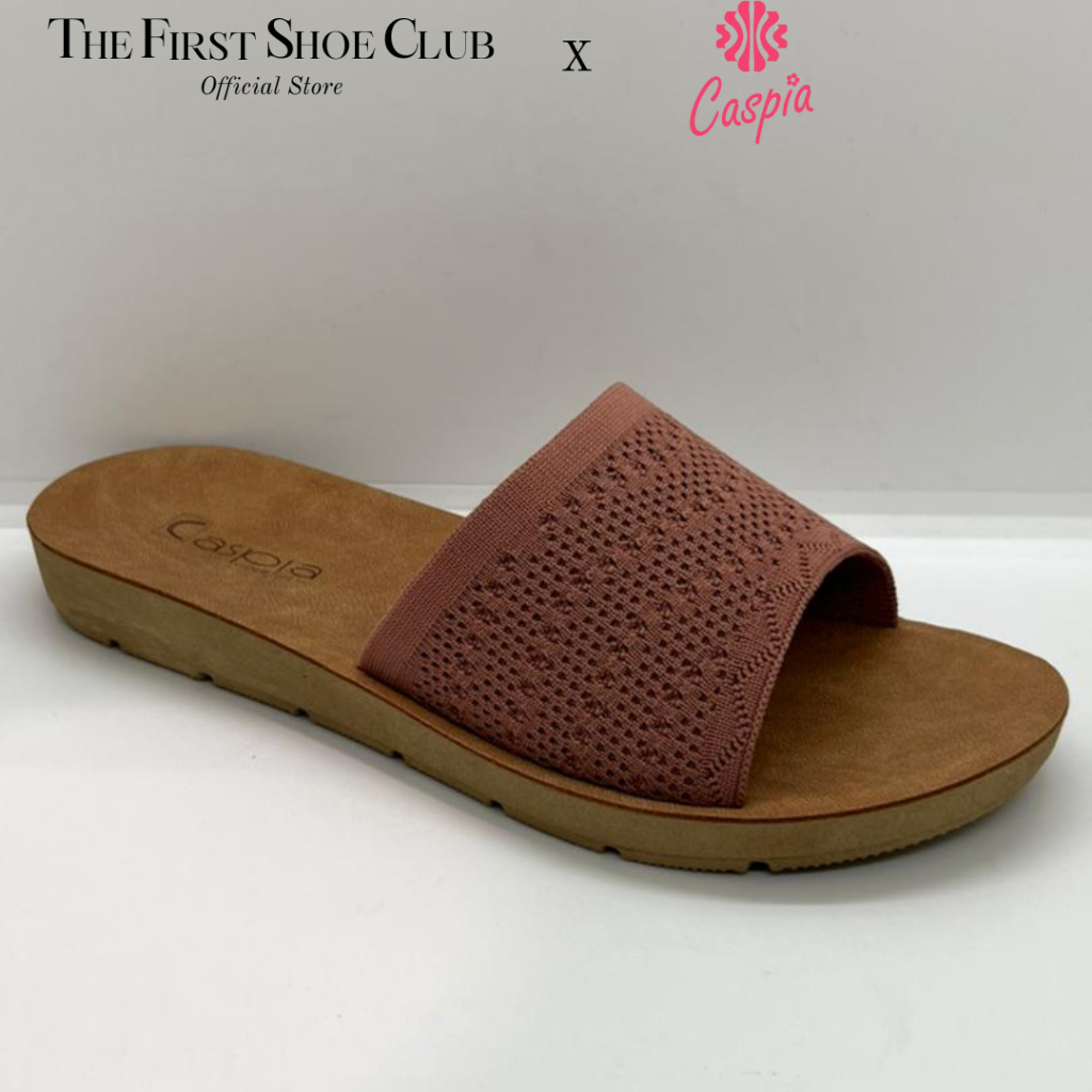 Caspia Ladies Women Casual Comfort Slip-On Sandal Slipper Shoe kasut ...
