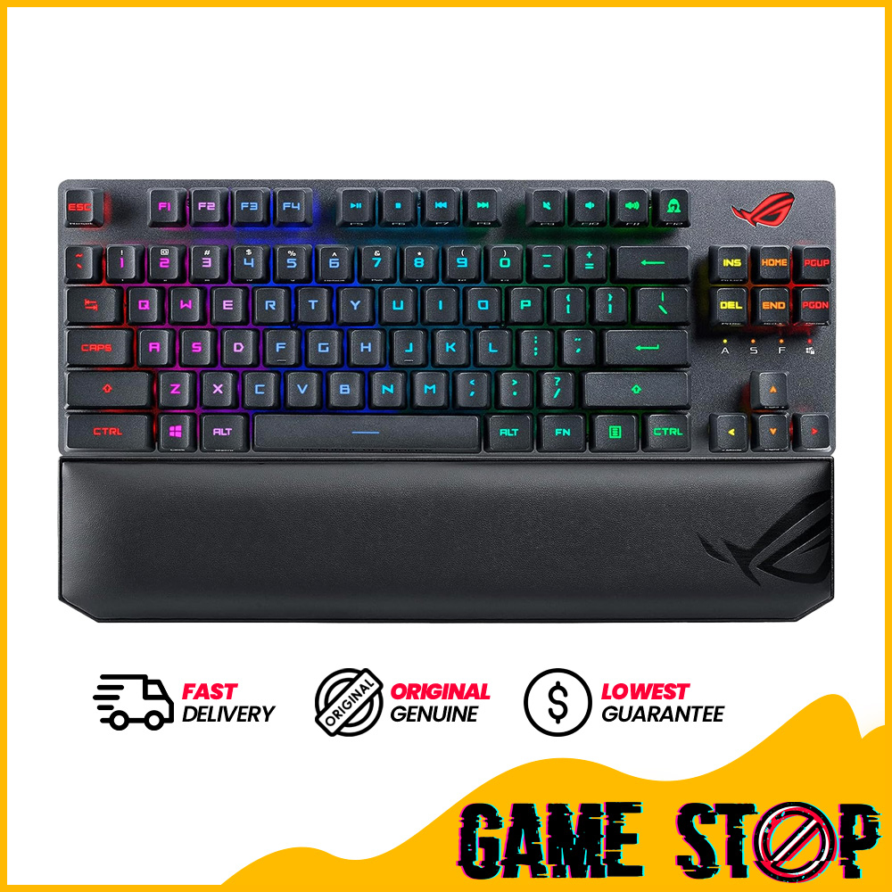 ASUS ROG Strix X807 Scope RX TKL Wireless Deluxe, 80% Gaming Keyboard ...