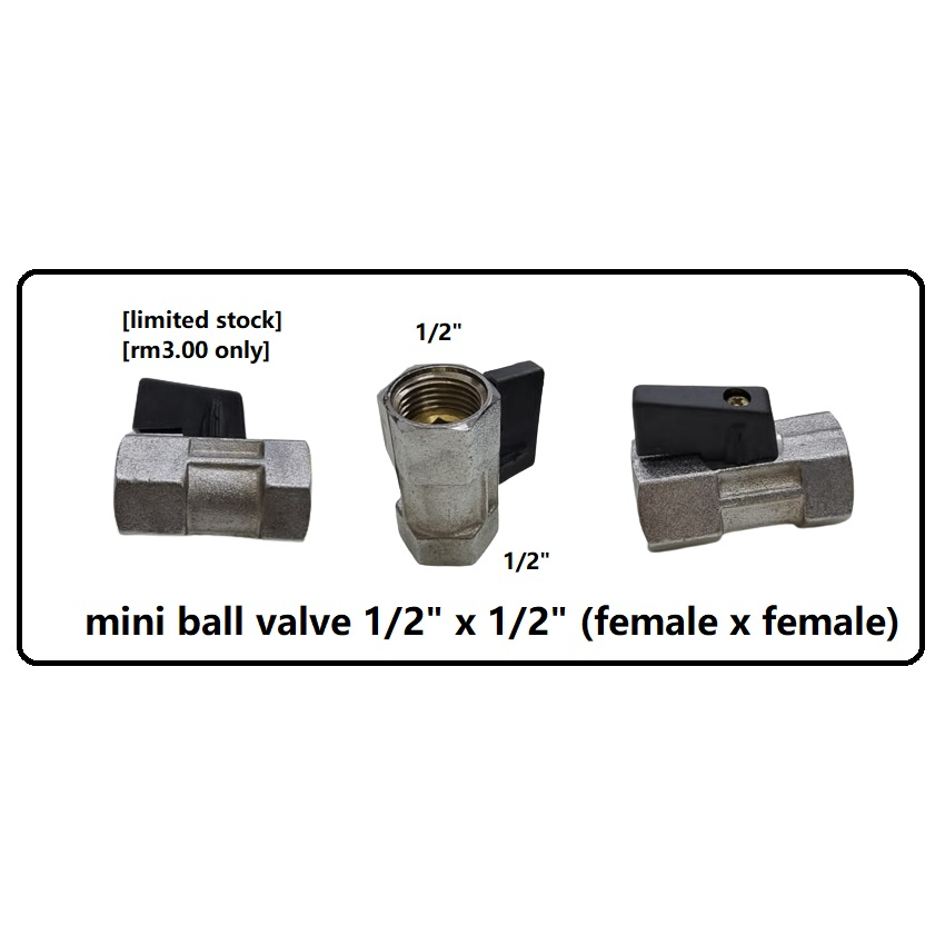 [TKM] BRAND CITY BRASS CP C.P CHROME PLATED LEVER HANDLE MINI STOP ...