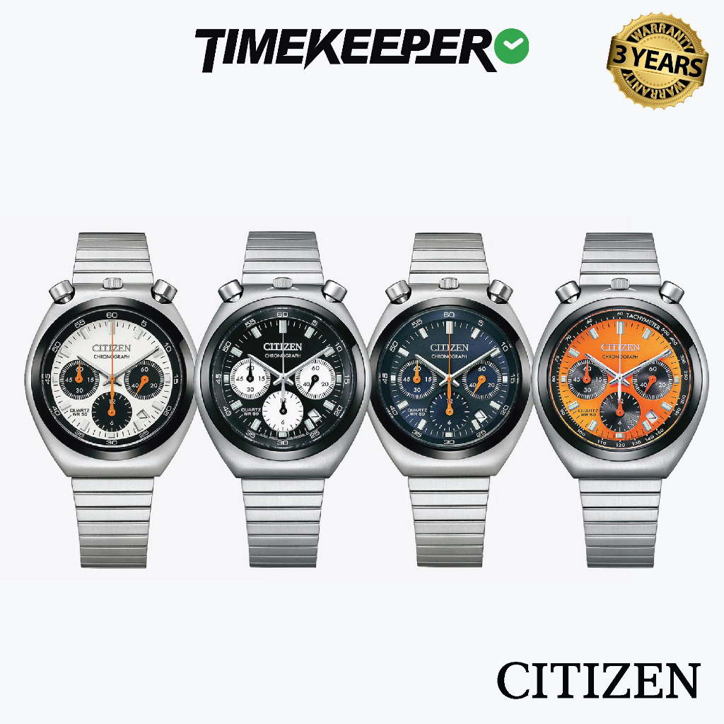 Citizen Bullhead Challenge Timer Chronograph Quartz Watch AN3660-81X ...