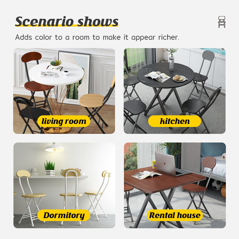 Kerusi Lipat Solat Portable Folding Chair Foldable Backrest Chair ...