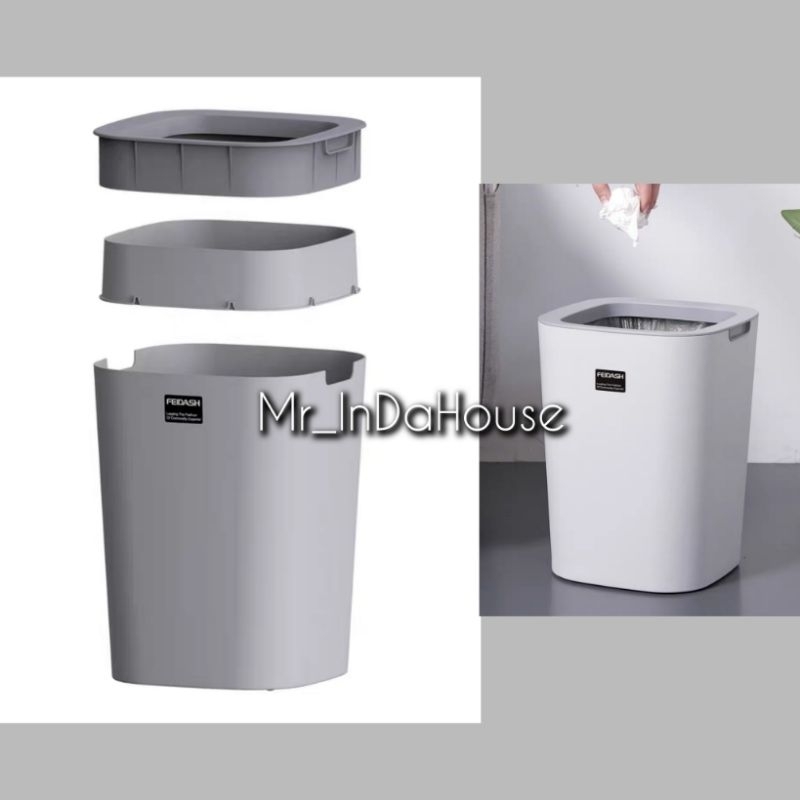 Nordic Style Premium Quality Compress Ring Trash Bin | Shopee Malaysia