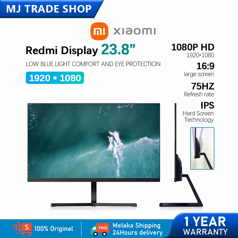 Xiaomi Redmi Monitor 23.8 Inch 1080P HD IPS 75Hz Computer Display Low ...