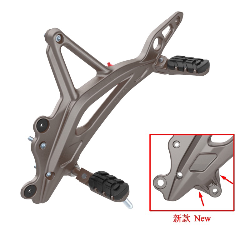 Zontes ZT310 Left Foot Pedal Bracket (Reinforced) 4064200-037051 ...