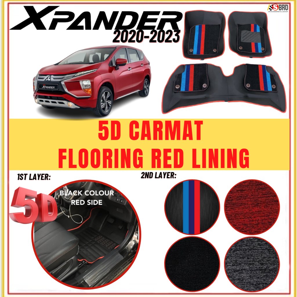Mitsubishi Xpander 2020-Present 5D Carpet Car Mat Floor Mat OEM Karpet ...