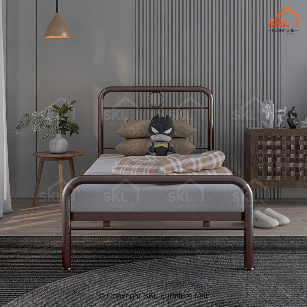 SUPER HEAVY DUTY SINGLE METAL BED FRAME /Katil Besi Single / Solid ...