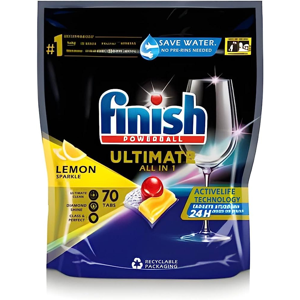 Finish All in One Max Powerball / Ultimate Quantum Dishwasher Cleaning ...