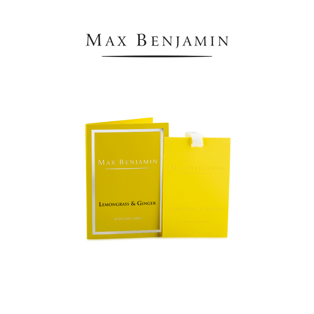 Max Benjamin Scented Card - Lemongrass & Ginger | Shopee Malaysia