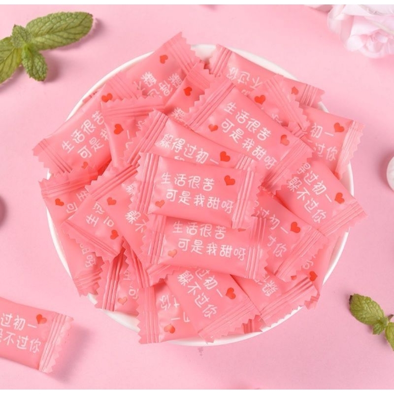 🔥Local Shipping🔥Peppermint Candy Love Words Viral Candies Gula Gula ...