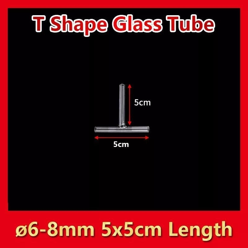 -🔥Ready Stock🔥Glass Catheter Laboratory T-Type Y-Type Glass Elbow Tube ...