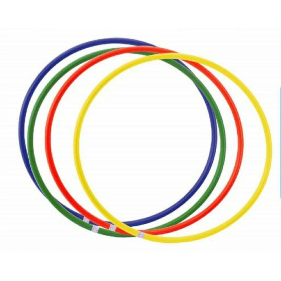 HULA HOOP / GELUNG ROTAN (PLASTIK) 24 INCH 30'' 36''MIX COLOUR 4PC/SET ...
