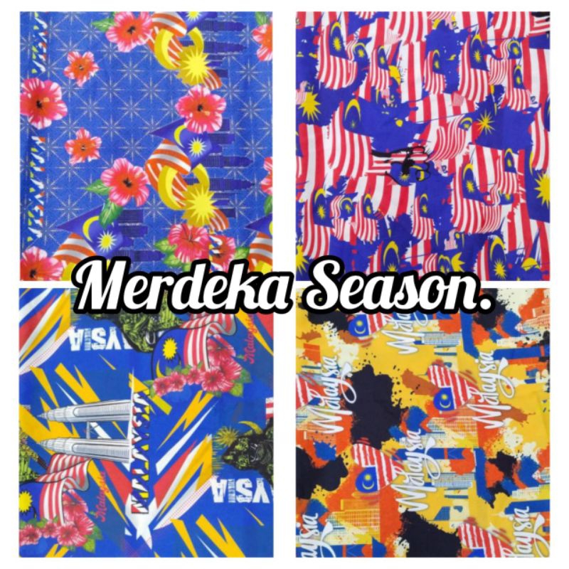 KAIN PASANG CORAK MERDEKA | Shopee Malaysia