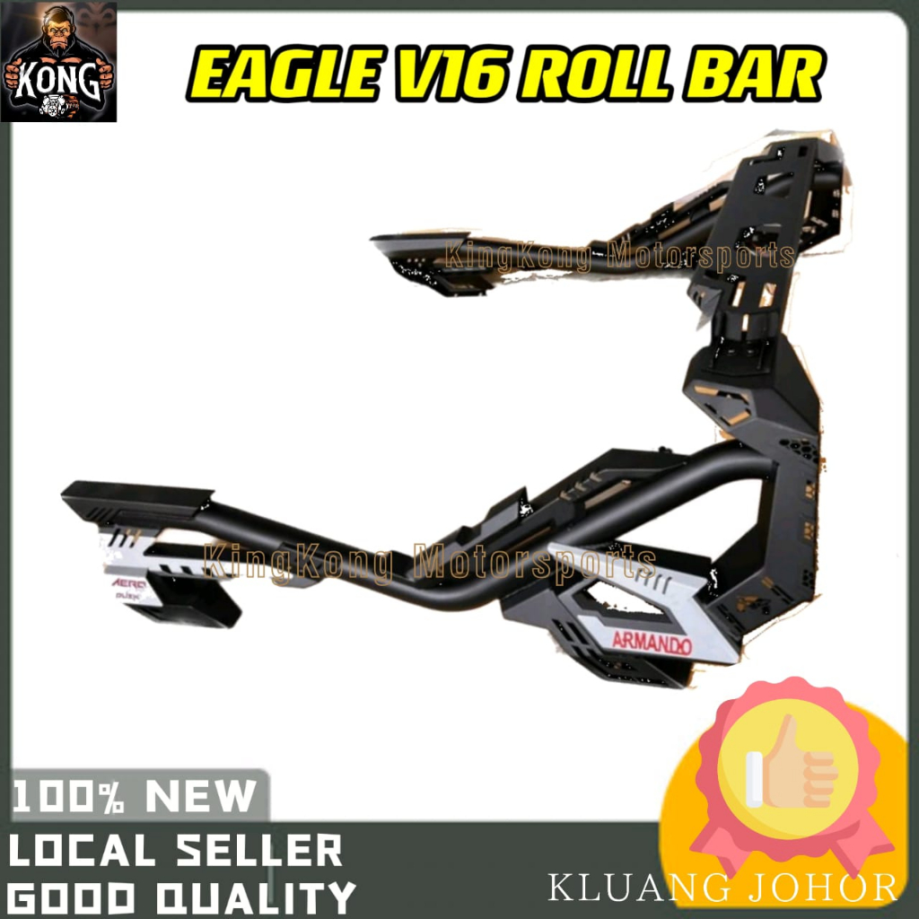EAGLE V16 SPORT ROLL BAR HILUX VIGO REVO RANGER T6 T7 T8 T9 NP300 DMAX ...