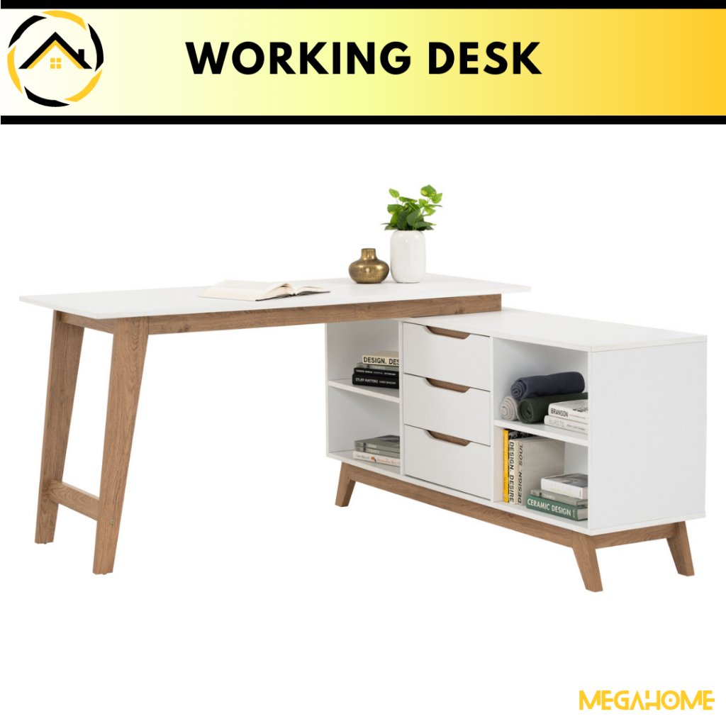 WORKING DESK/OFFICE TABLE/ MEJA TULIS/ MEJA OFIS | Shopee Malaysia