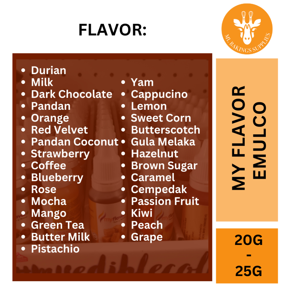 MyFlavor Edible Food Emulco/ Perisa Perasa/ Repacked_red velvet ...