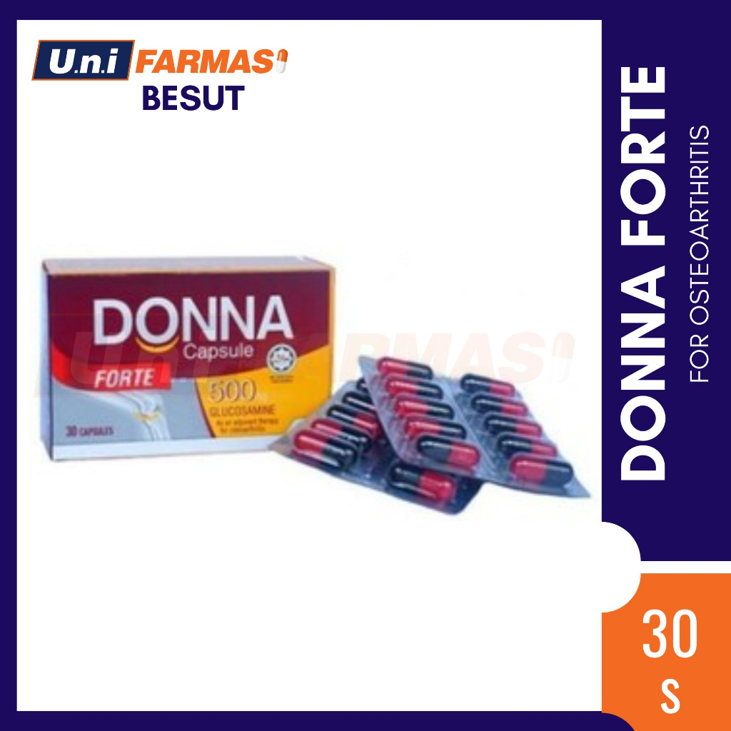 CCM DONNA Forte Capsule with Glucosamine as An Adjuvant Therapy For ...