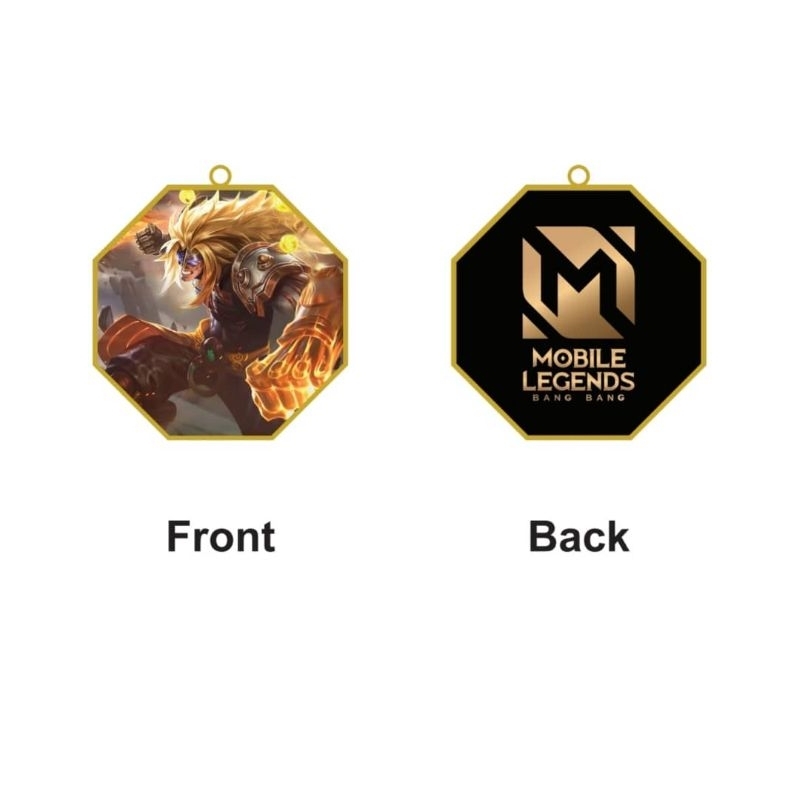 Mobile Legends Keychain Badang MLBB hero skin metal keychain | Shopee ...
