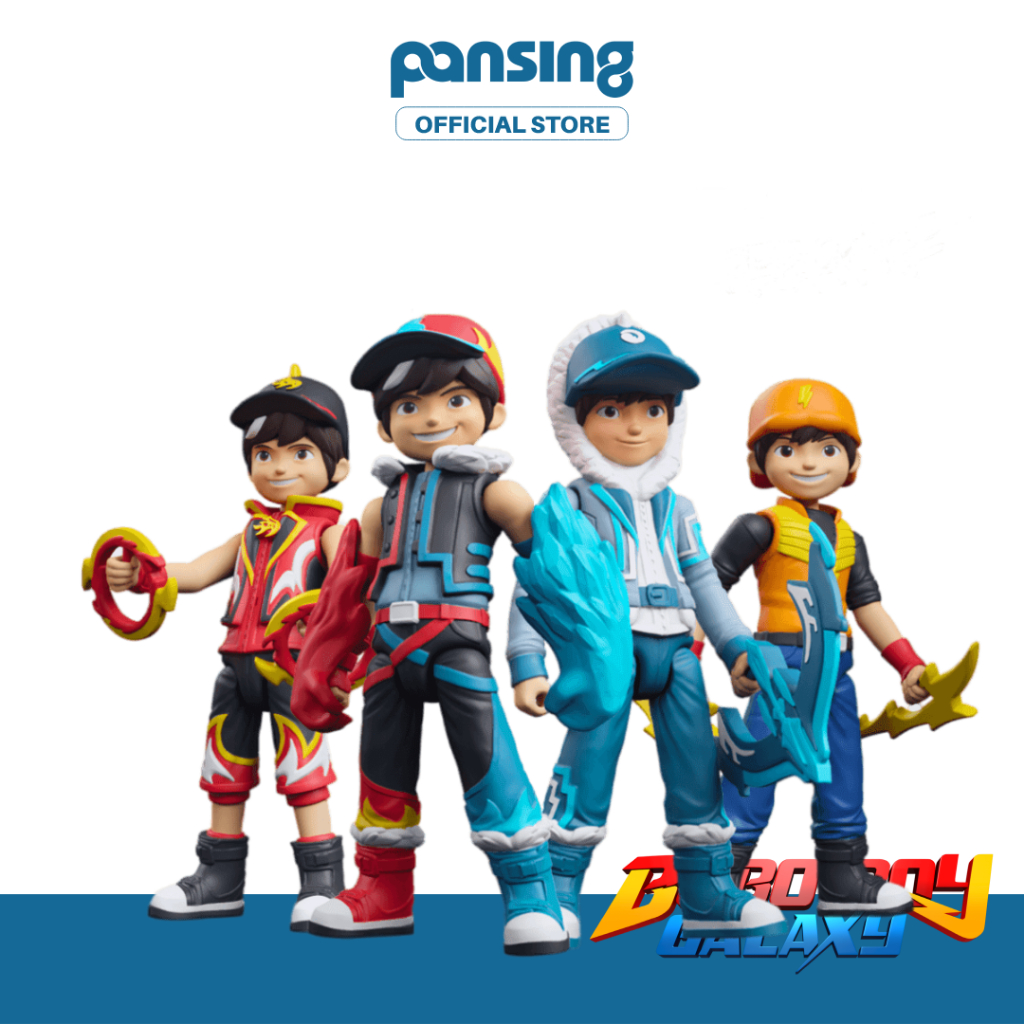 BOBOIBOY FGURA Series Action Figure Figura Mainan (Standard/Blaze/Ice ...