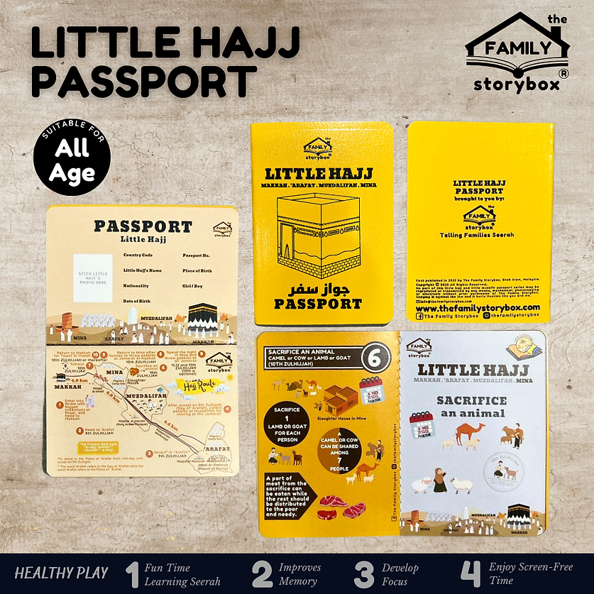 Little Hajj Passport | Hajj Guide Book | Passport Haji Cilik | Panduan ...
