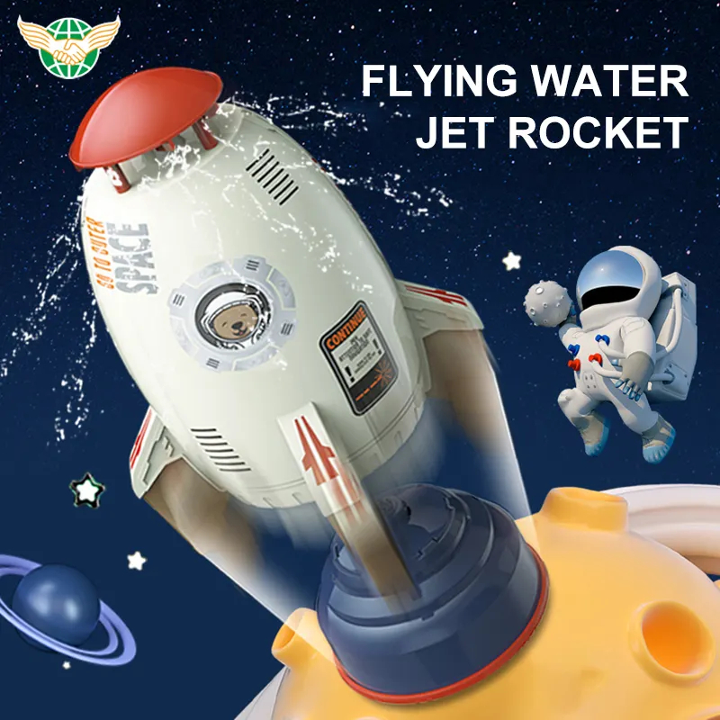 Water Rocket Launcher Toys Outdoor Pressure Lift Sprinkler Toy Fun ...