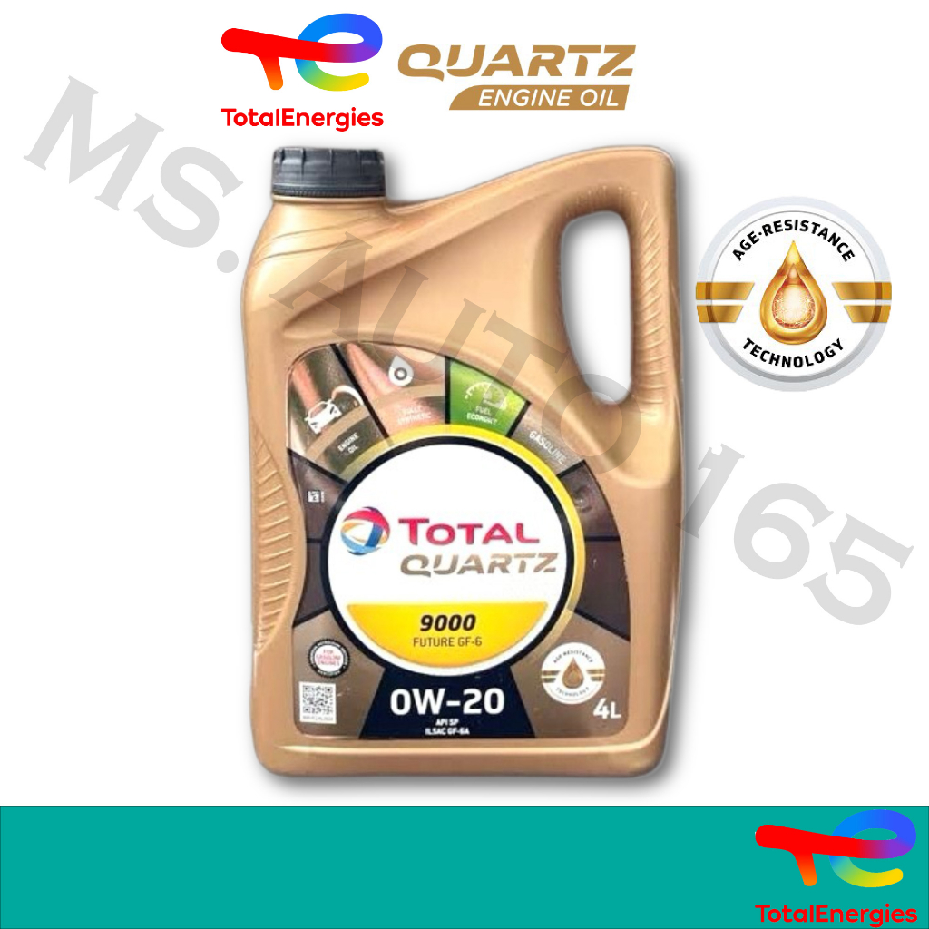 Total 0w20 Quartz 9000 Future Fully Synthetic 4L TotalEnergies Engine ...