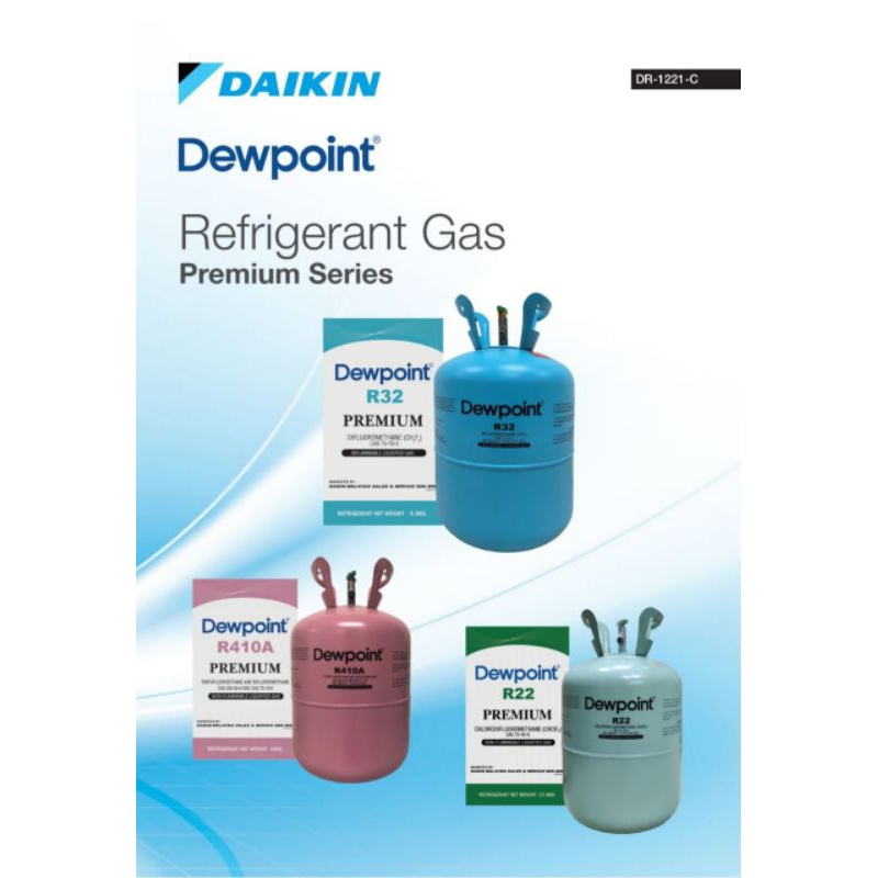 ORIGINAL DAIKIN DEWPOINT REFRIGERANT GAS R32 / R410 / R22 | Shopee Malaysia