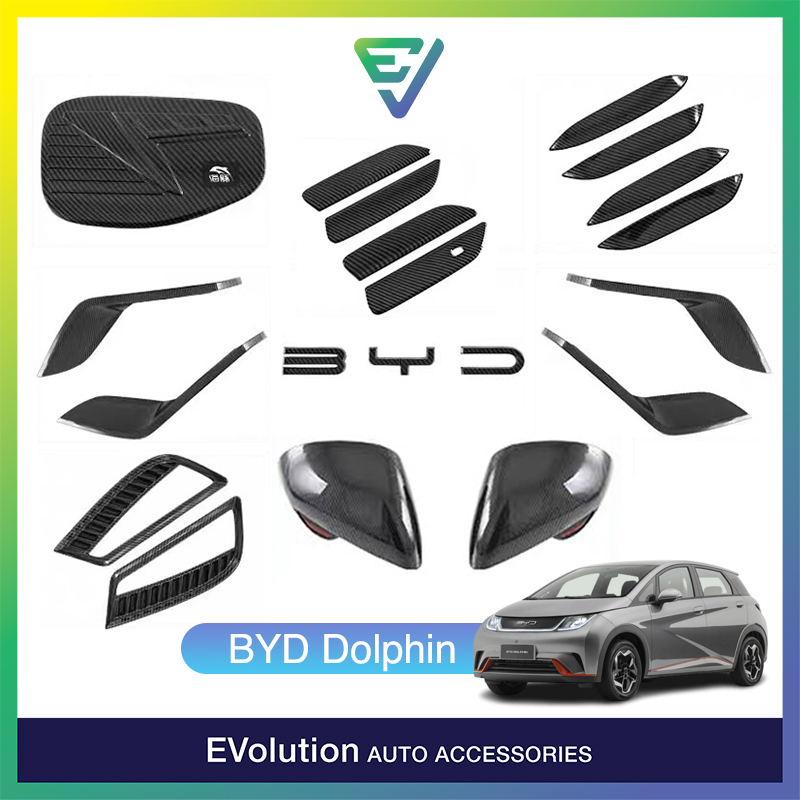 BYD Dolphin Exterior Carbon Fiber Cover | Shopee Malaysia