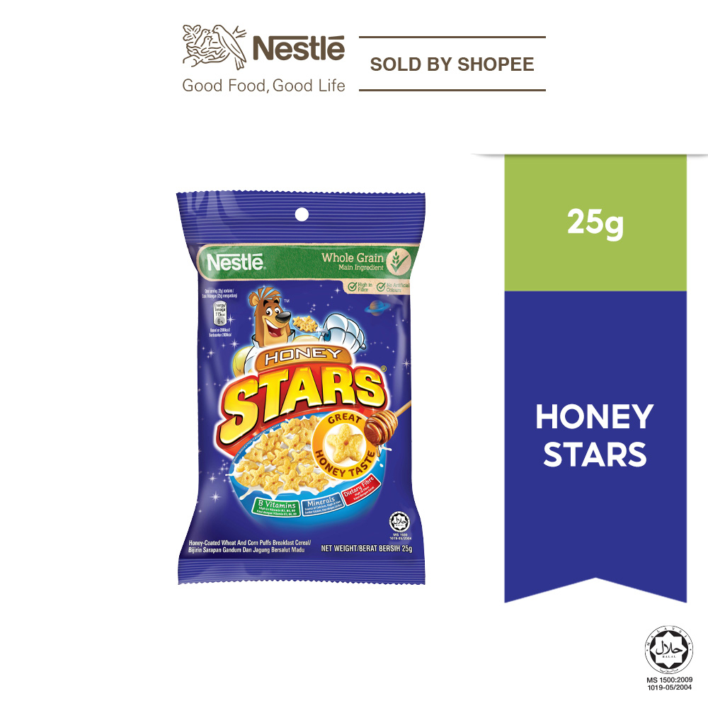 NESTLE Honey Stars Cereal 25g (Halal) | Shopee Malaysia