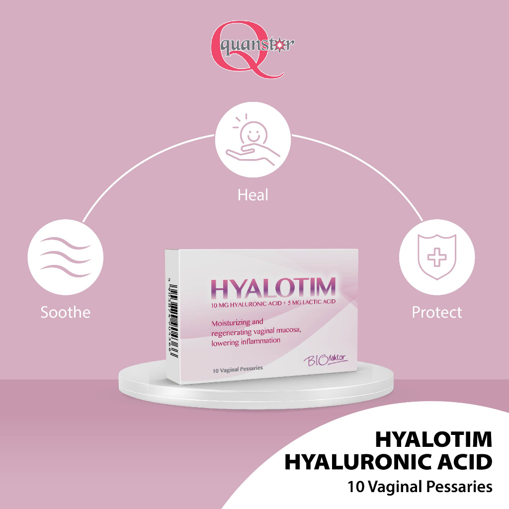 Hyalotim Vaginal Pessaries (10's) | Shopee Malaysia