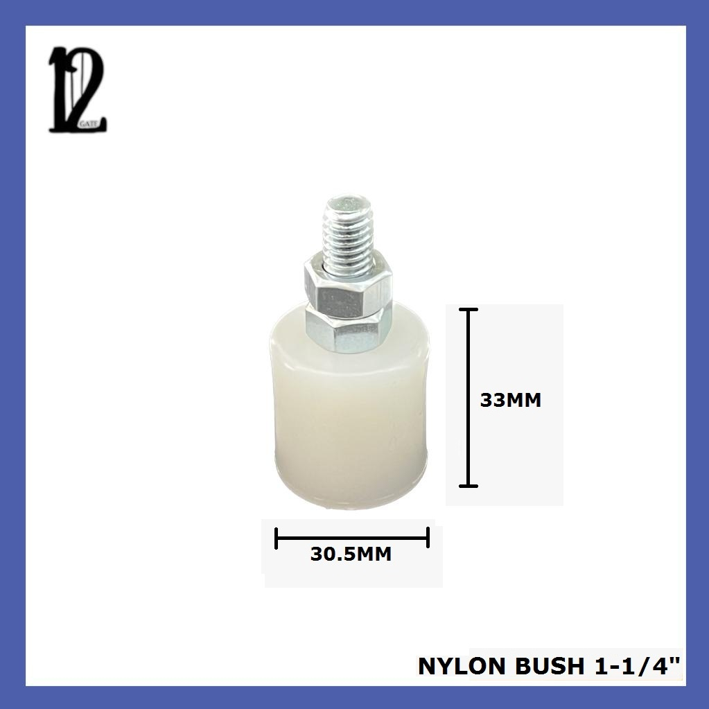 NYLON BUSH / NYLON ROLLER SLIDING / DOOR GATE SLIDING / PAGAR PINTU ...