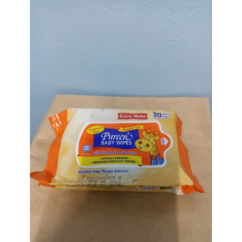 Pureen baby wipes (30 sheets/pack) | Shopee Malaysia