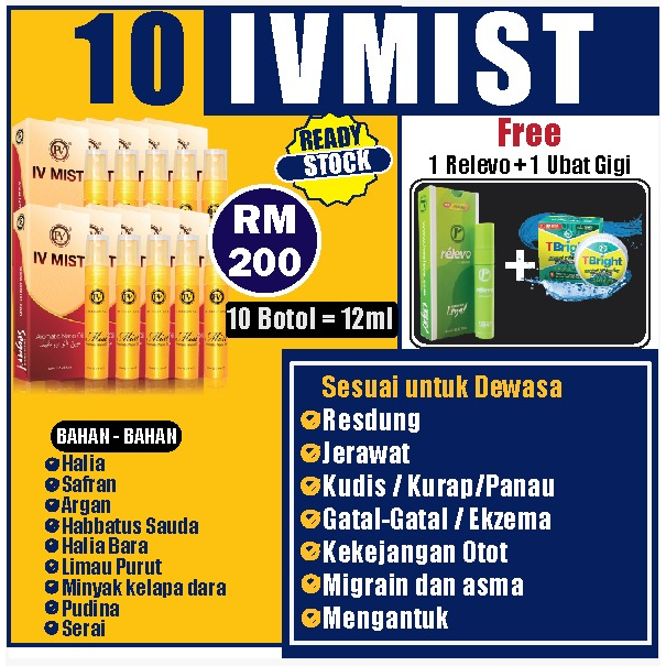 Iv MIst Relevo murah | Shopee Malaysia