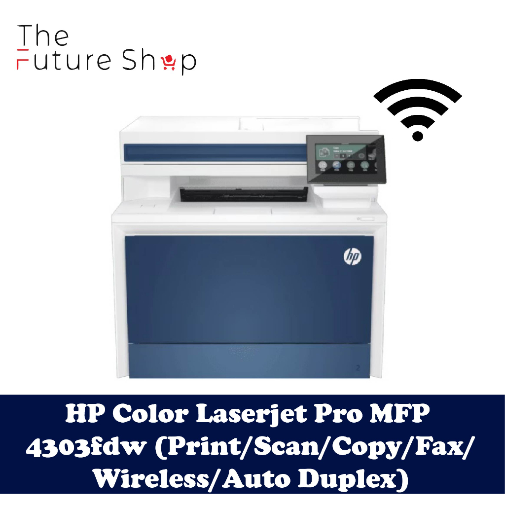 New Model HP Color LaserJet Pro MFP 4303fdw Printer (5HH67A) - Wireless ...