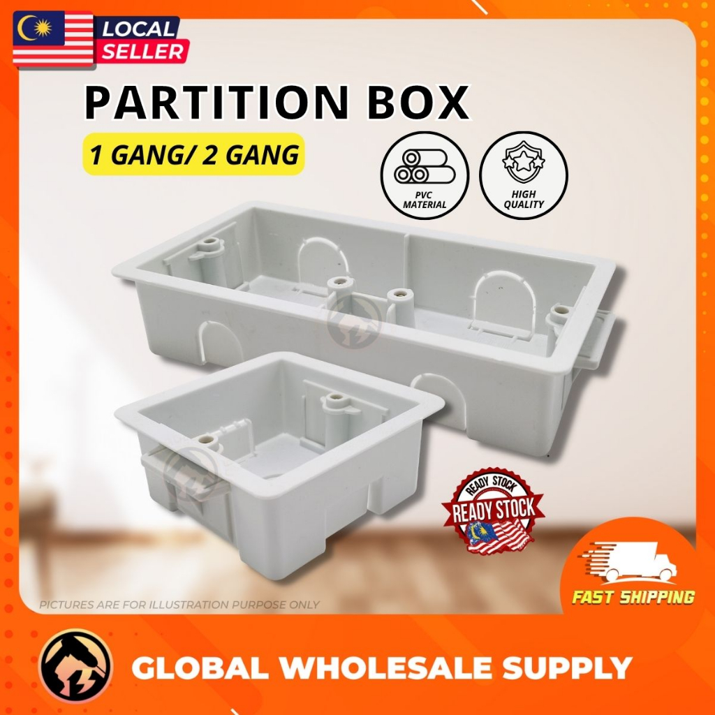 [READY STOCK] Partition Box Socket Box Partition Socket Box Switch ...