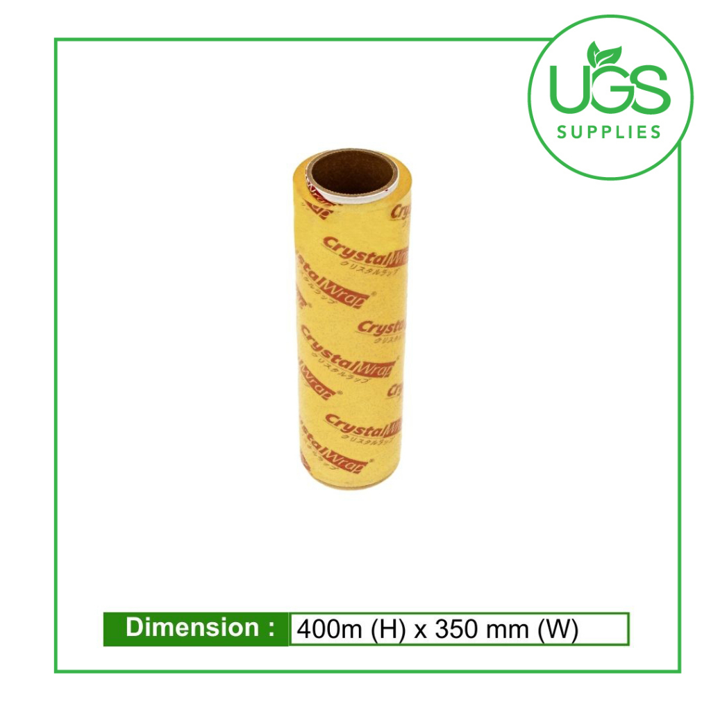 Crystal Wrap Film 350mm/14" X 400Meter | Shopee Malaysia