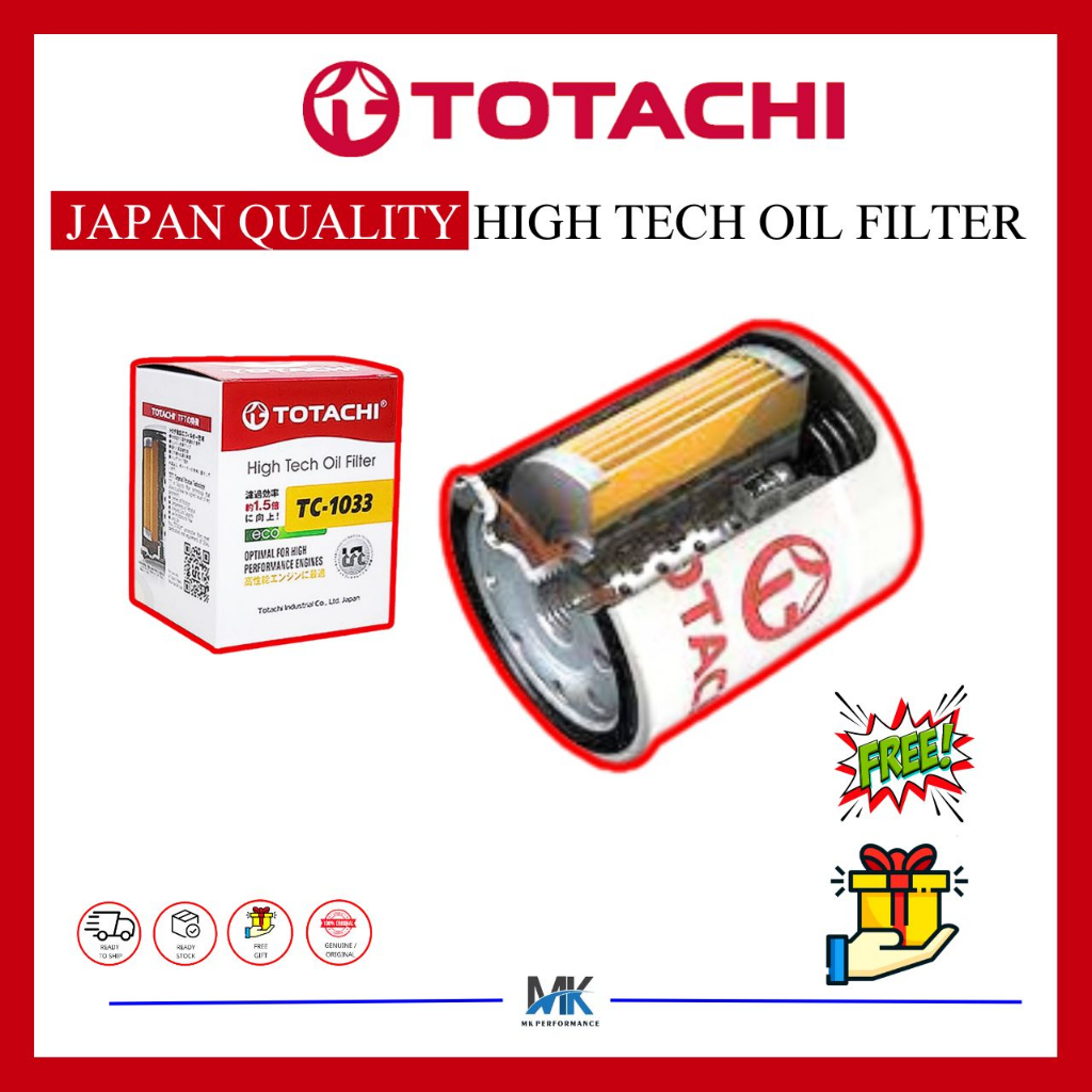 Totachi Quality Japan Oil Filter For Toyota/ mitsubishi/honda/nissan ...