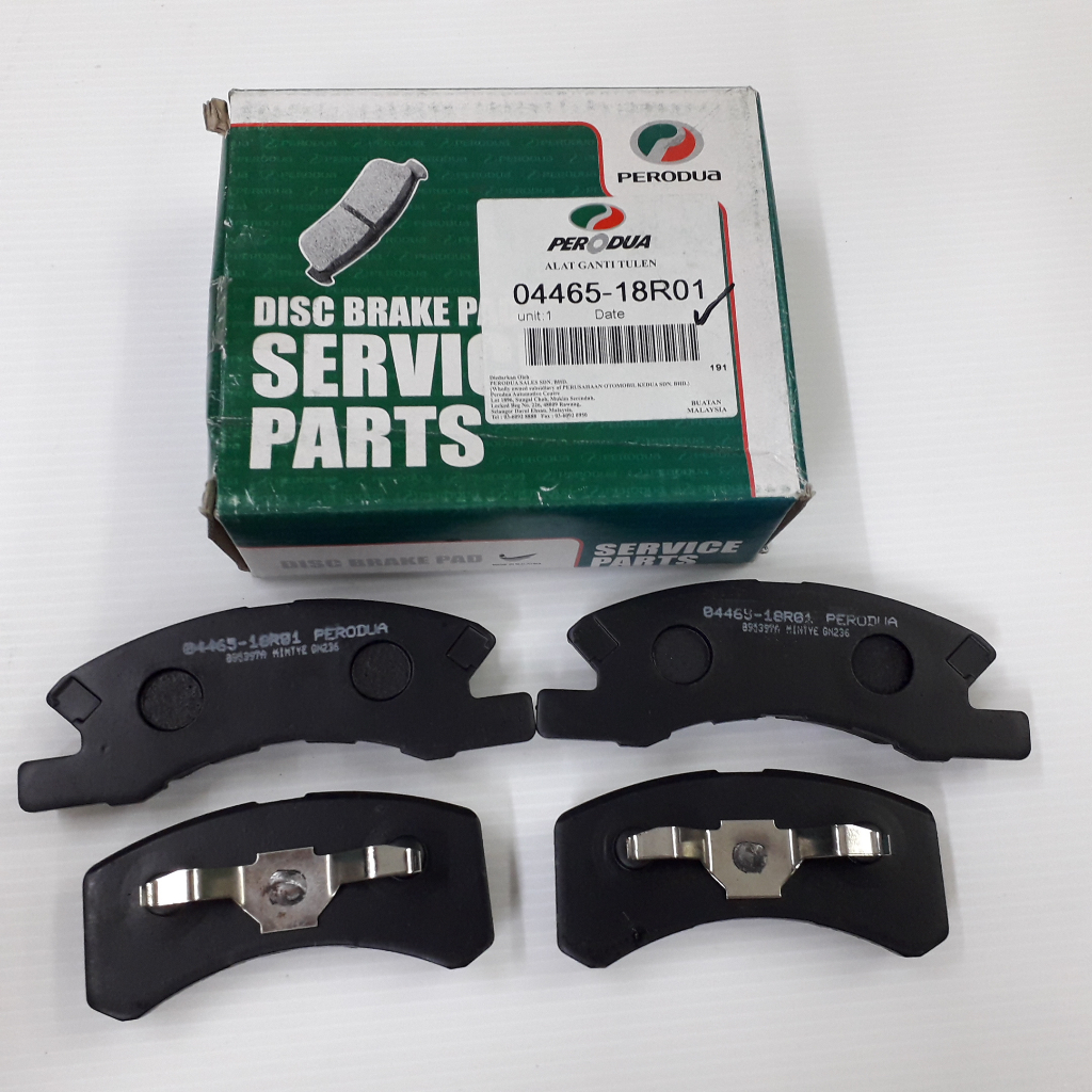 (1SET PERODUA 04465-18R01) (OLD STOCK) FRONT BRAKE PAD PERODUA VIVA 660 ...