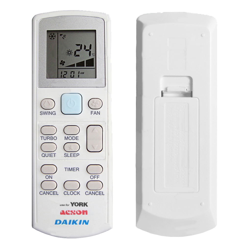DAIKIN/YORK/ACSON Aircond Remote Control Air Cond Conditioner DGS01 ECGS01-i York yk3 yk-2019 ...