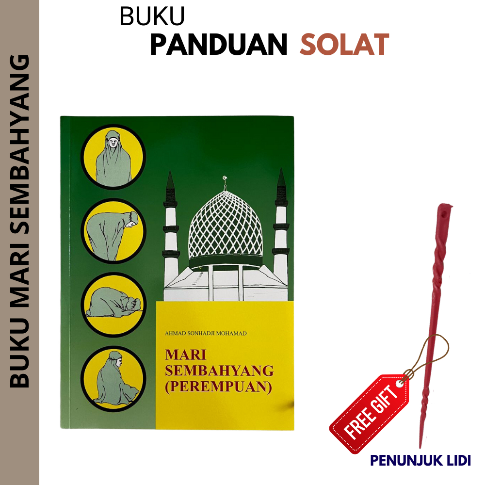 Buku Panduan Solat Perempuan Lelaki Mari Belajar Sembahyang Lengkap ...