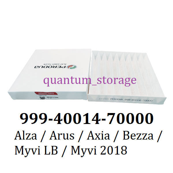 Perodua Cabin Pollen Air Cond Filter 999-40014-70000 Alza Arus Axia ...