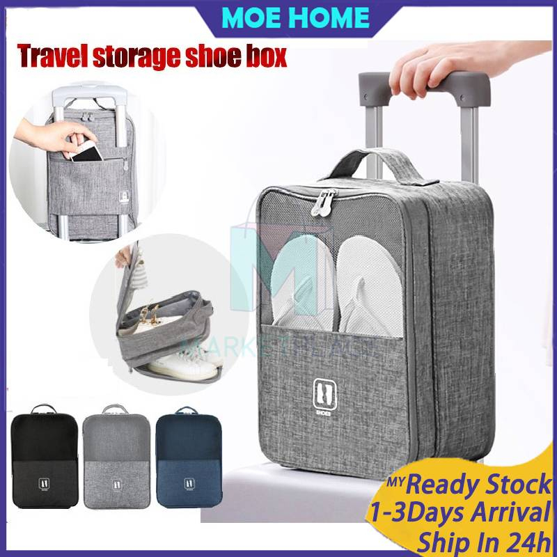 🔥Portable Three Layer Shoe Bag Shoe Bag Hanging With Luggage Big ...