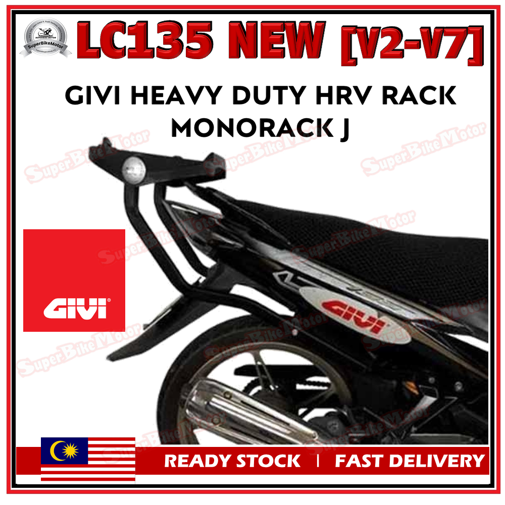 Givi Rack HRV LC135FI HRV LC135ES V2-V7 LC135 V1 Yamaha LC135 FI with Baseplate Original Givi ...