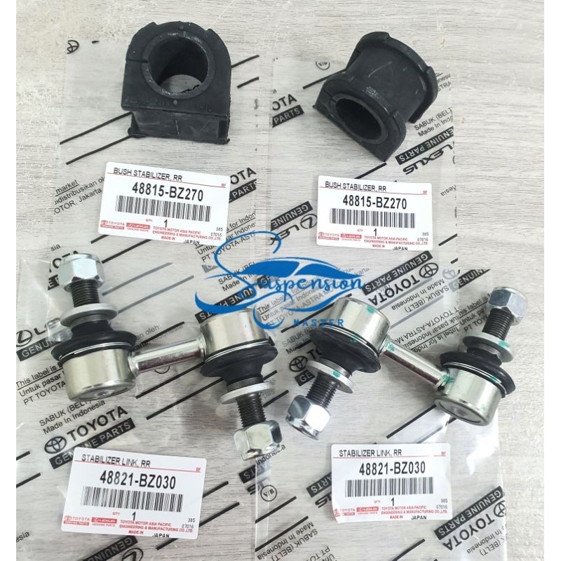 4 IN 1 SET - REAR ABSORBER LINK/STABILIZER BUSH - PERODUA ARUZ (2019 ...