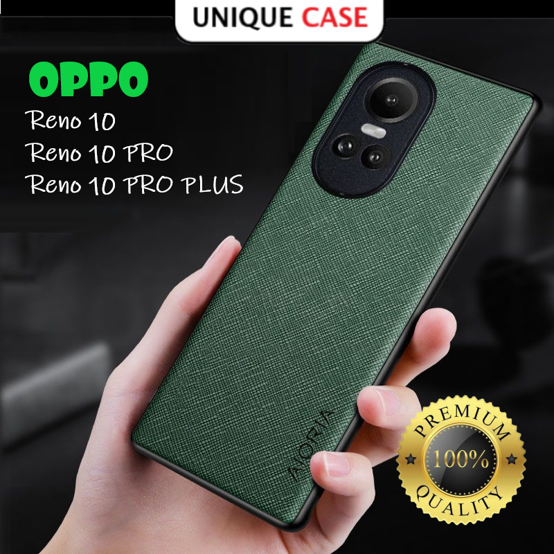 OPPO Reno 10 / PRO / PLUS 5G Premium Cross Pattern PU Leather Casing ...