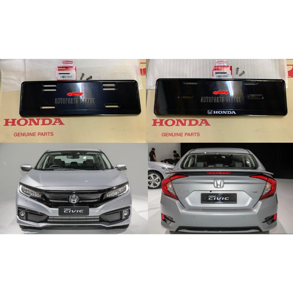 ORIGINAL HONDA CIVIC FC 2017 - 2021 TEA NUMBER PLATE HOLDER | Shopee ...