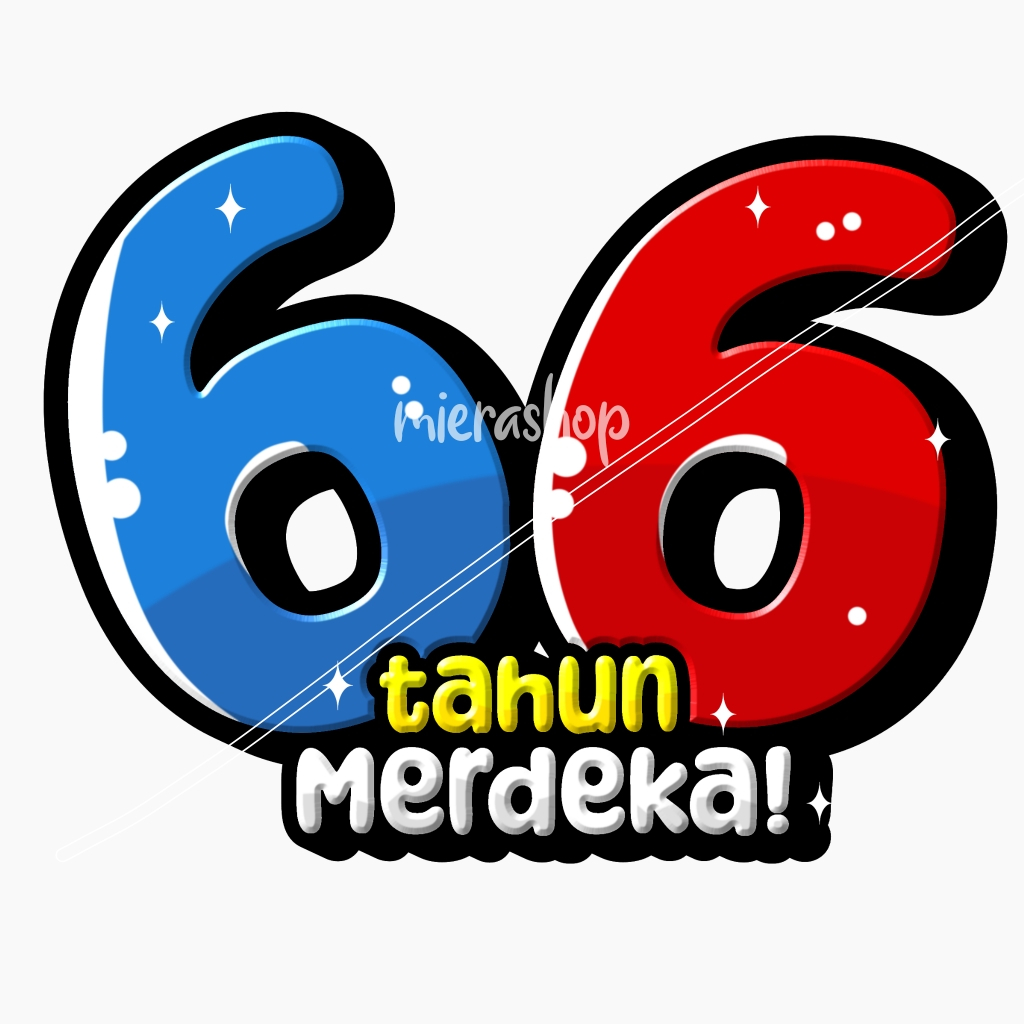 Sticker Selamat Hari Merdeka Size 9cm-11cm / Hari Kemerdekaan / Saya ...